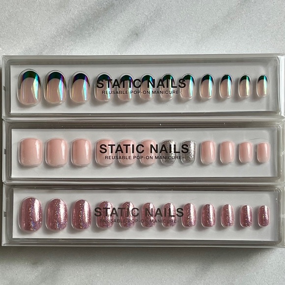 Makeup | Static Nails Pop On Manicure Set Of Three Assorted Bundle ...